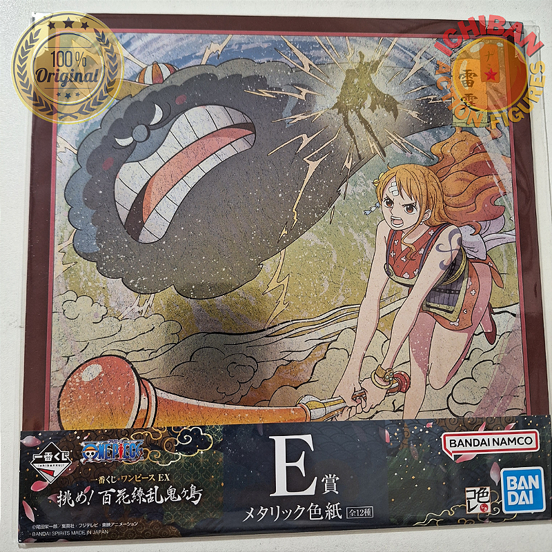 PÔSTER CAPA DURA NAMI BATTLE ONE PIECE LETRA E ICHIBAN KUJI 100% ...