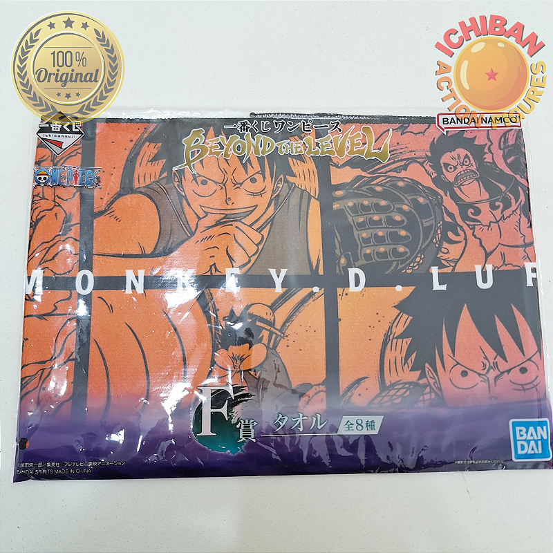 TOALHA LUFFY EVOLUTION POWER ONE PIECE BEYOND THE LEVEL LETRA F ICHIBAN ...