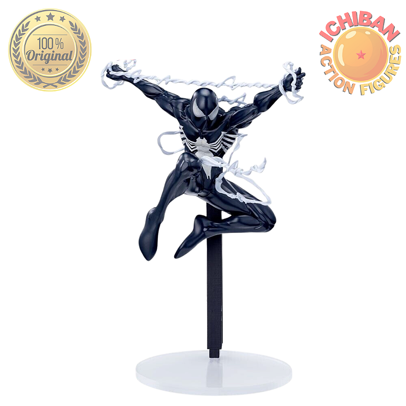 SPIDER MAN MARVEL COMICS BLACK-COSTUME LUMINASTA SEGA 100% ORIGINAL ...