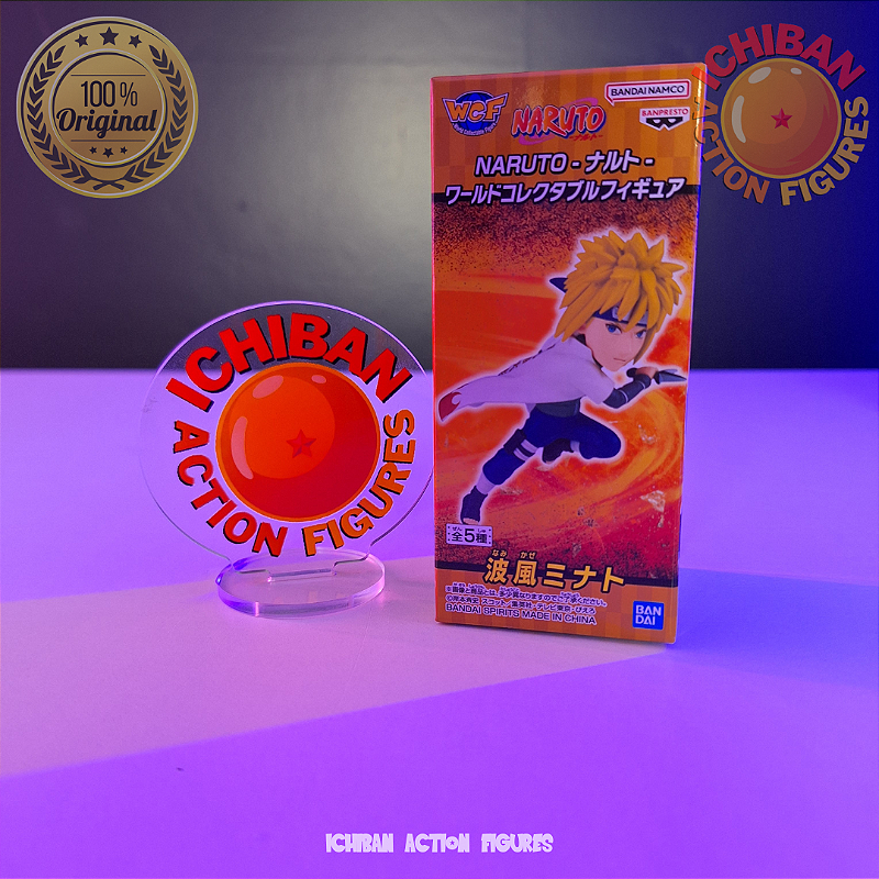 NAMIKAZE MINATO NARUTO CLÁSSICO 20TH ANNIVERSARY WCF BANPRESTO 100% ...