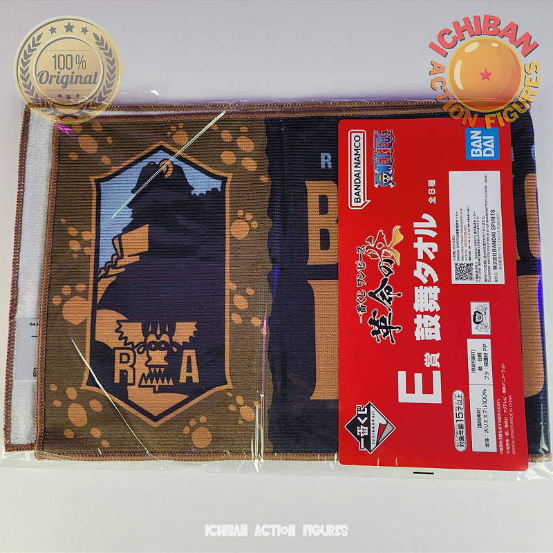 TOALHA BARTHOLOMEW KUMA REVOLUTIONARY ARMY ONE PIECE ICHIBAN KUJI LETRA ...