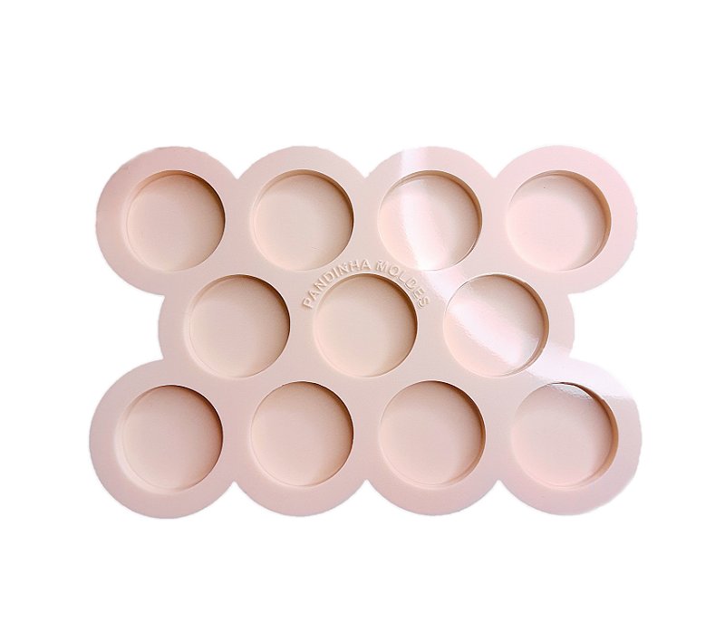 Molde De Silicone Para Resina Redondo ou Círculo 3cm - Epoxi Color