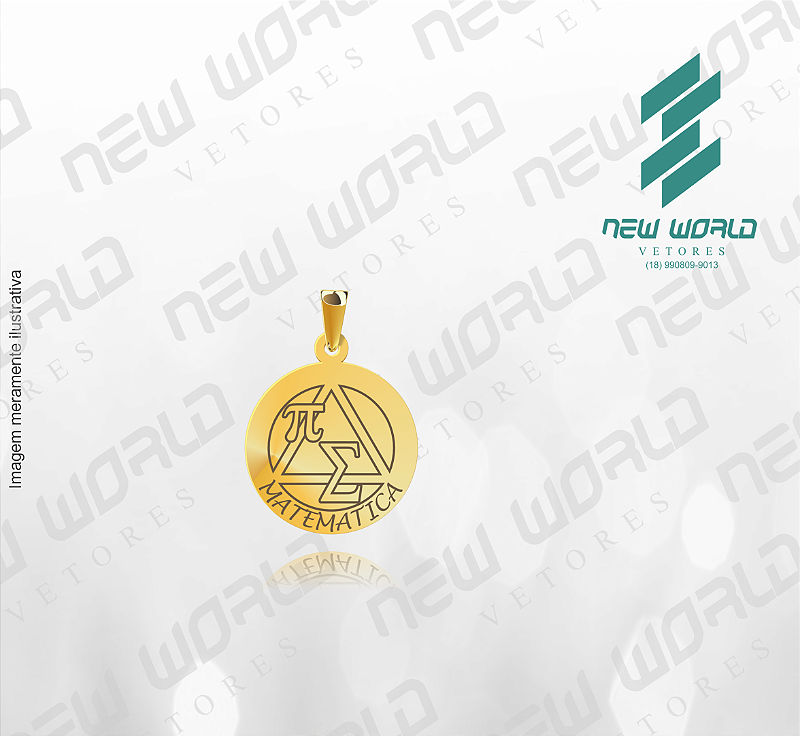 Arquivo de Pingente Matemática - Formato DXF - New World Vetores a loja ...