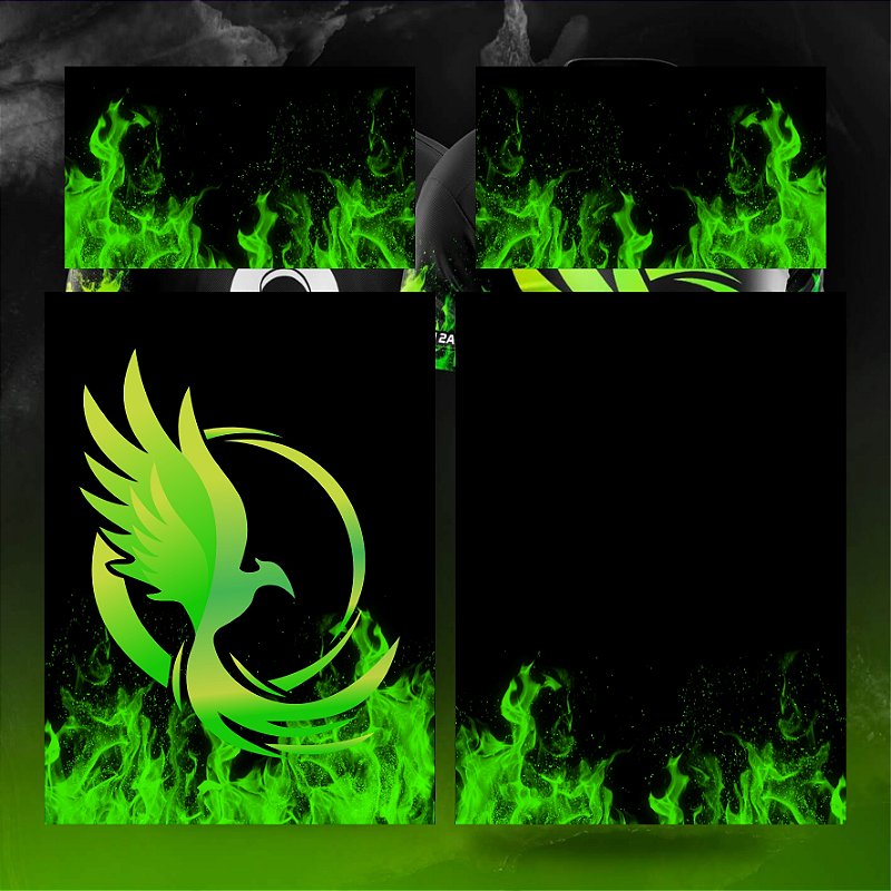 Template Camisa - InterClasse Fenix Verde 23 - Vetor - Acesso Loja - A sua loja gráfica