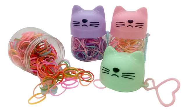 KIT ELÁSTICOS PEQUENOS DE SILICONE COM 180 UNIDADES - Atacadão Global