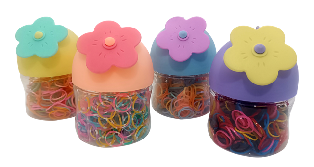 KIT ELÁSTICOS PEQUENOS DE SILICONE COM 280 UNIDADES - Atacadão Global