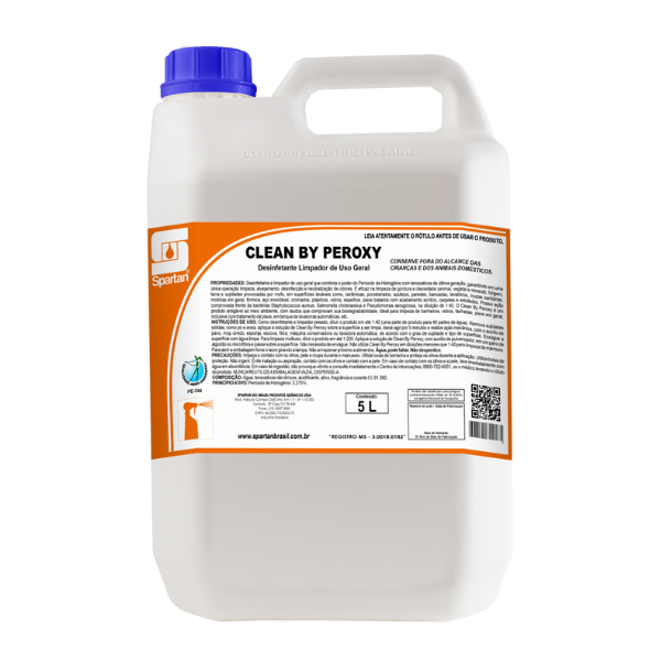 Multiuso Concentrado Clean By Peroxy Spartan 5 Litros - Tríade LOG ...