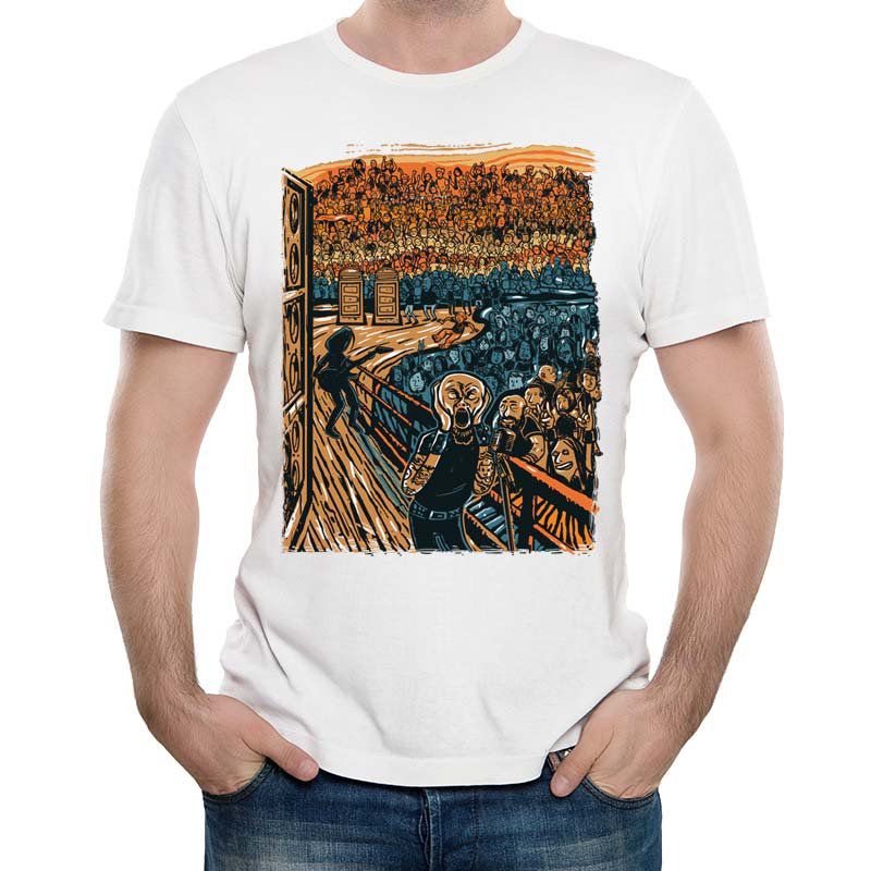 Camiseta rock O Grito do Rock | 100% Algodão - Roquenrou | Estampado na Veia!