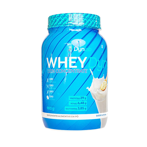 Whey Protein Concentrado 900g Pote - Dyn Lab - Nutricentral Suplementos e Vitaminas em Brasília-DF