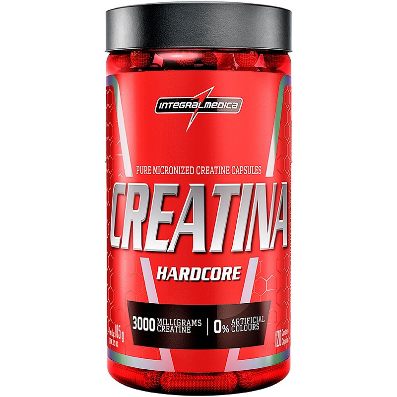 Creatina Hardcore 120 caps - Integralmédica - Nutricentral Suplementos ...