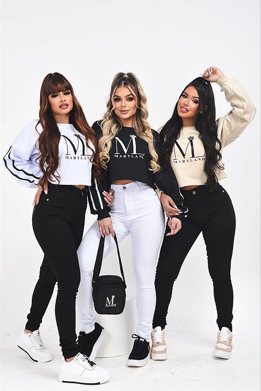 Cropped MOLETON - Maryland Modas