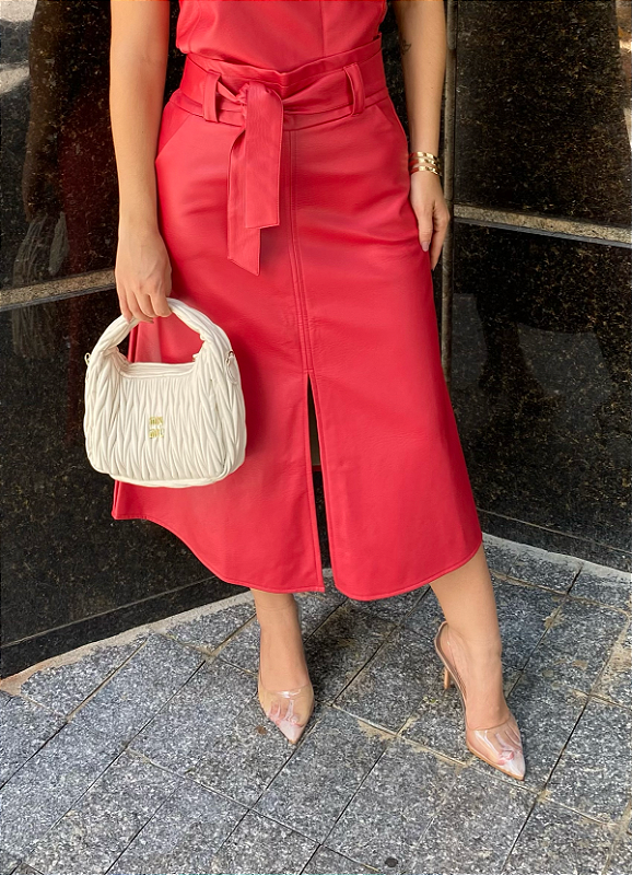 Saia Clochard Radassa | PU Sintético Premium - Amanda Magro Store ...