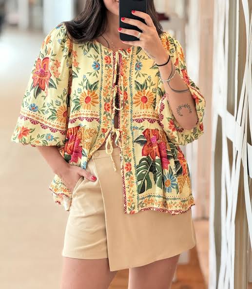 Bata Delicadeza em Flor Farm - CAL OFFICE