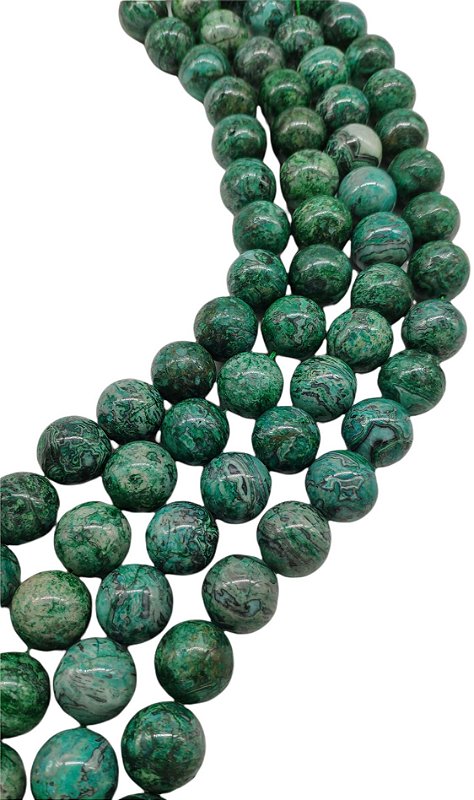 Jaspe Verde (Tingida) - Esfera Lisa - Jade Stone
