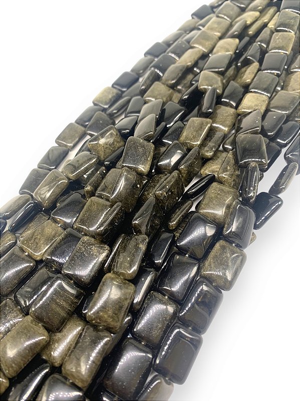 Obsidiana Retangular Lisa - Jade Stone