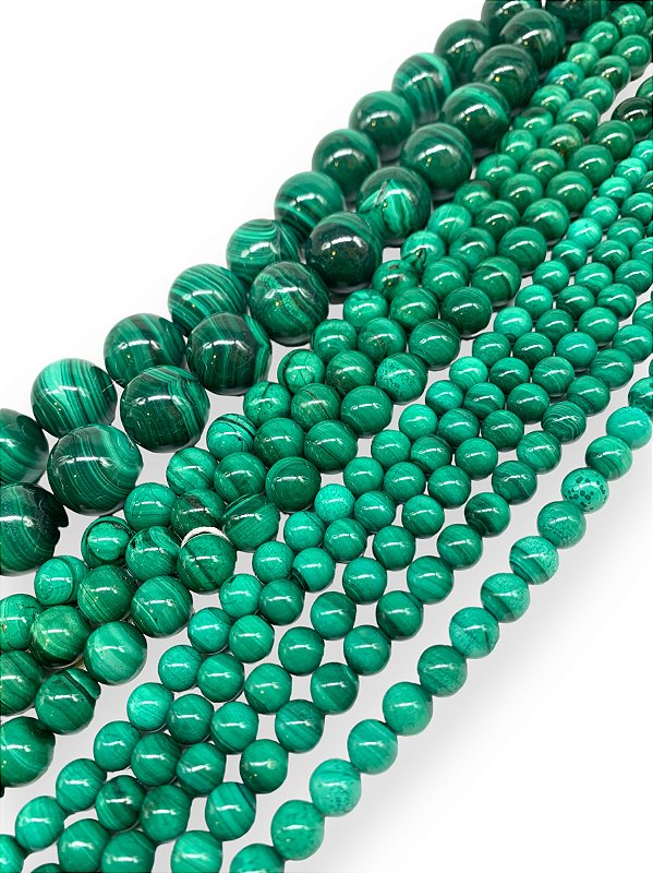 Malaquita Natural - Esfera Lisa - Jade Stone