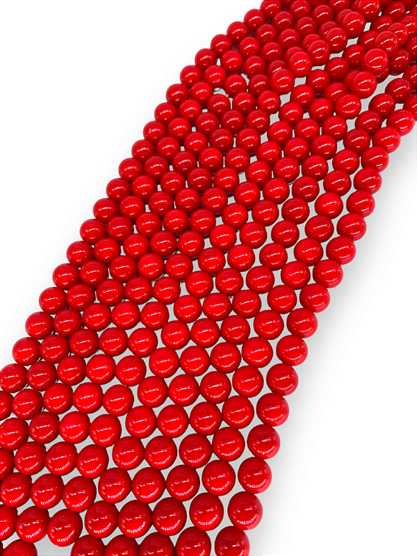 Murano Vermelho - Esfera Lisa - Jade Stone