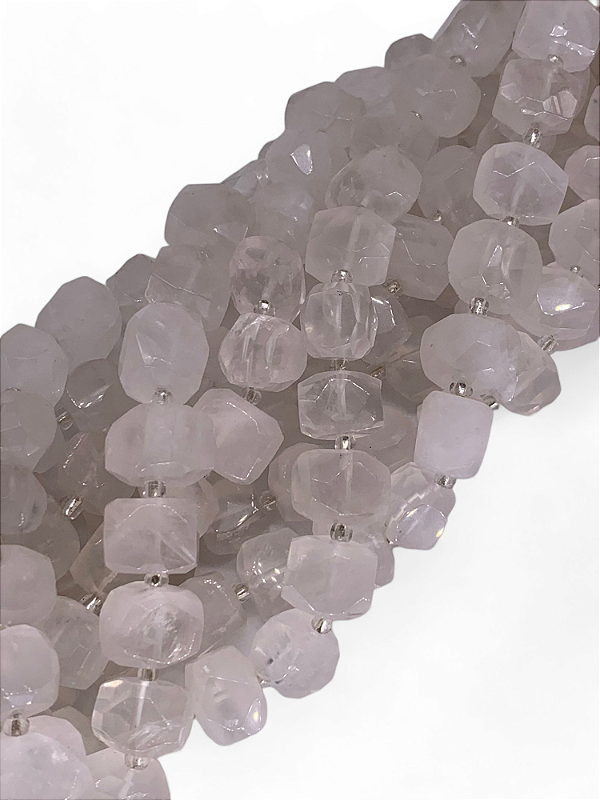 Cristal de Rocha Hexagonal Facetada - Jade Stone