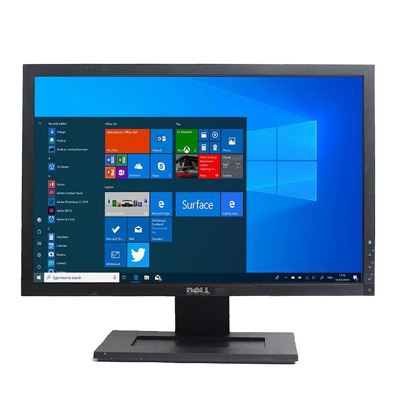 Monitor Dell 19" 1909 - SEMI-NOVO - Sua Loja de Informatica