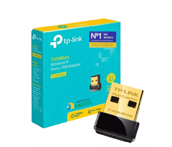 Adaptador Wi-fi Usb Nano N Tp-link Tl-wn725n 150 Mbs - Sua Loja de ...