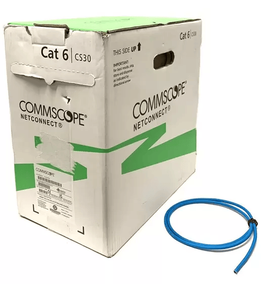 Caixa de Cabo De Rede Cat6 Commscope Netconnect 305m Azul - Sua Loja de ...