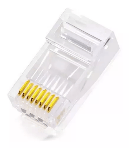 Conector Macho RJ45 Cat 6 - Sua Loja de Informatica
