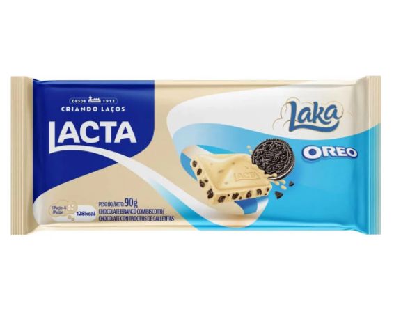 Barra de Chocolate LAKA OREO - 80g - Santa Cruz Doces: Variedades de ...