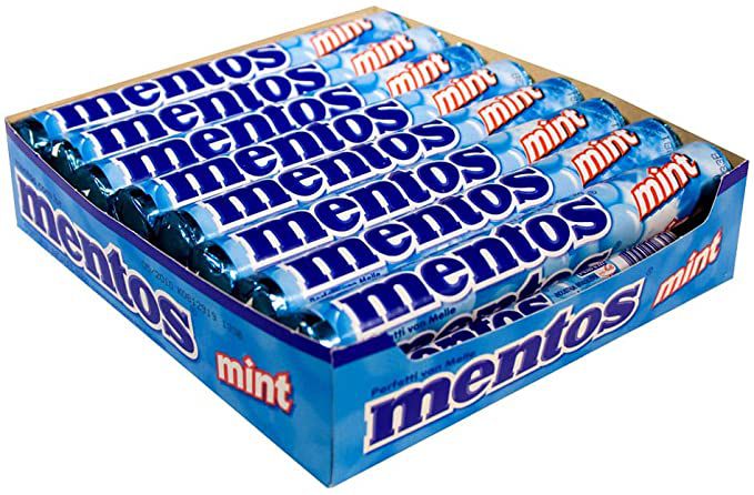Bala MENTOS MINT 600g- c/ 16 un - Santa Cruz Doces: Variedades de Doces ...