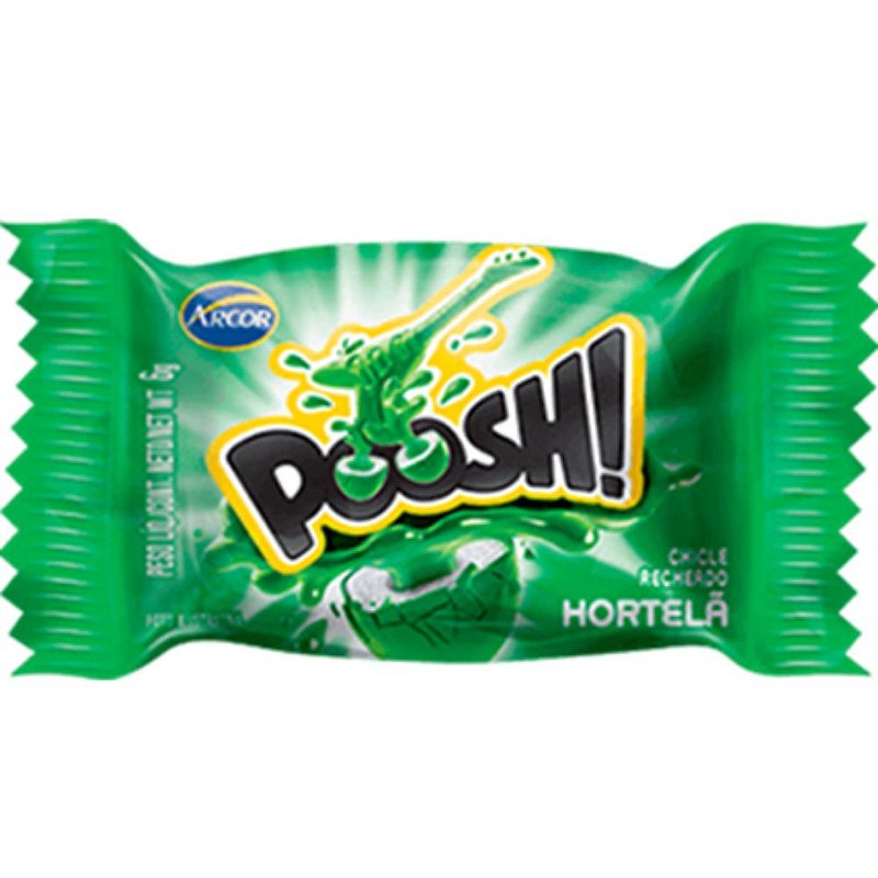 Chiclete POOSH HORTELÃ - cx de 200g - Santa Cruz Doces: Variedades de ...