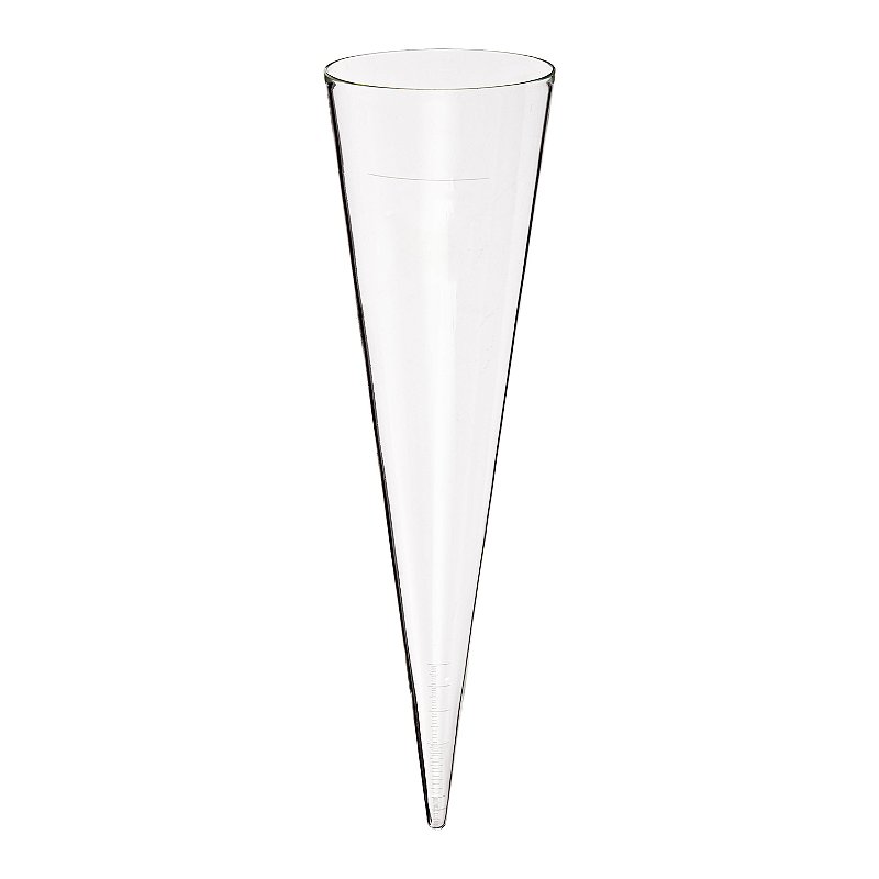 Cone de Imhoff 1000ml Graduado em Vidro Borosilicato - MM Comércio