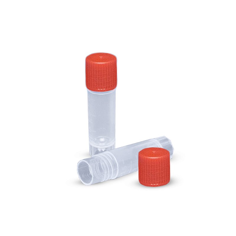 Tubo Criogênico 2ml Criotubo Estéril Graduado Com Tampa Rosca Externa ...