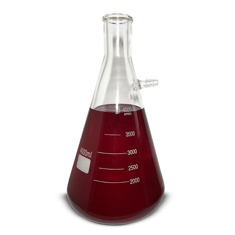 Kitazato Kitassato Graduado C/ Saida Lateral 4000ml - MM Comércio