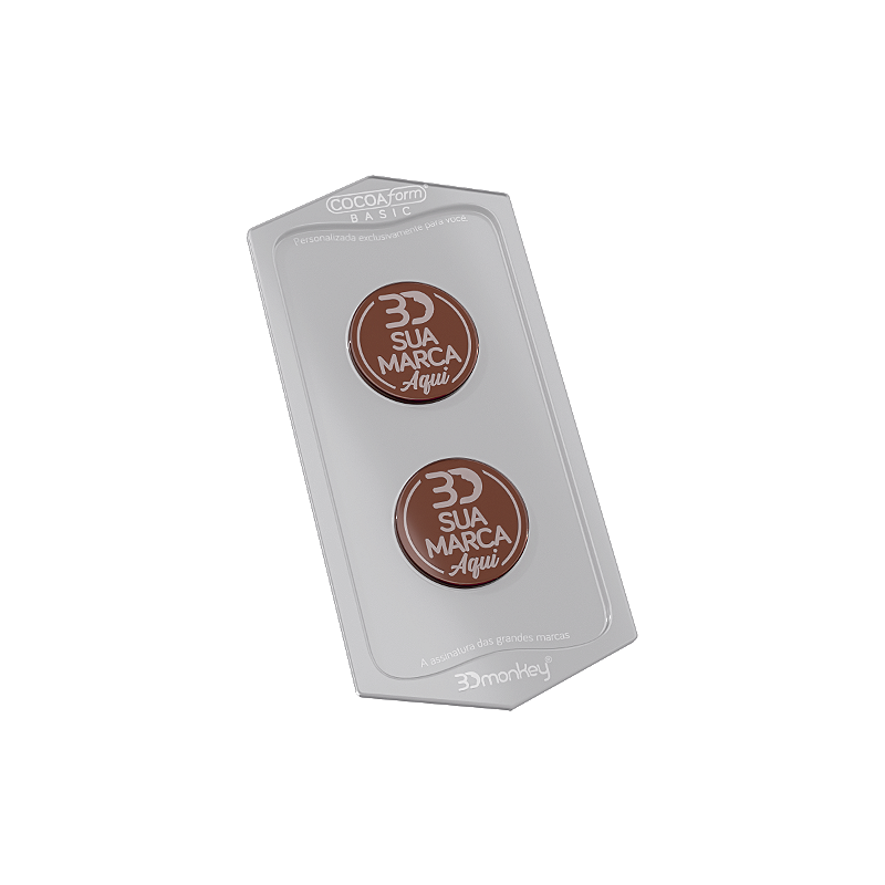 Cocoa form® BASIC • 2 Cavidades - 3D Monkey - Formas para chocolate ...