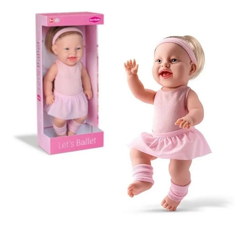 Boneca Bailarina Com Tutu E Faixa Let's Ballet Bambola - Maravilhas ...