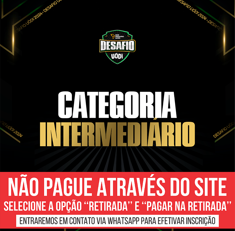Intermediário - Dupla - 2º Lote - Uódi Shop