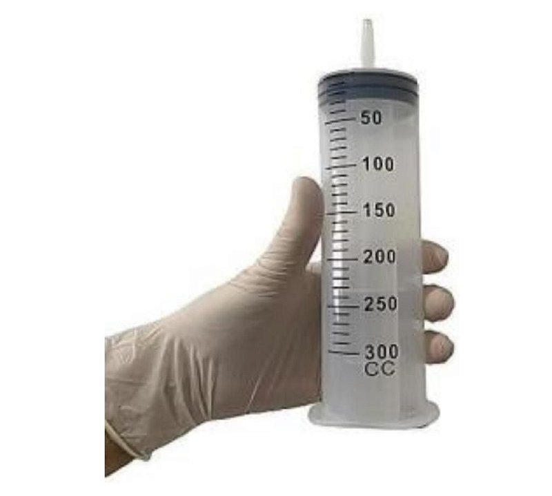 Seringa 300ml com adaptador - MultiOzon - Indústria e Comércio de Geradores de Ozônio