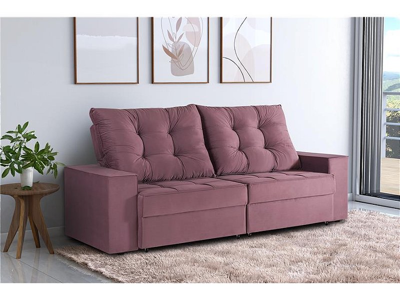 Sofá Retrátil e Reclinável Sandero 230cm - Estofados Rincão - LOJA ...