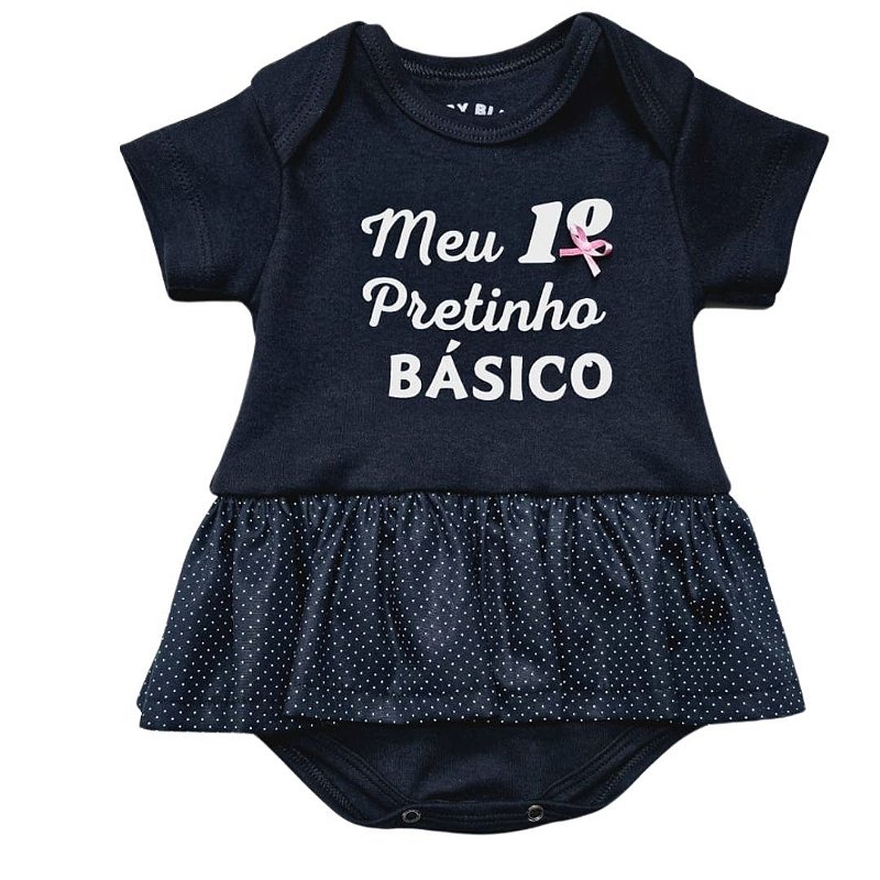 Meu 1º Pretinho Básico - Charme e Conforto para seu Bebê - Baby Blue ...