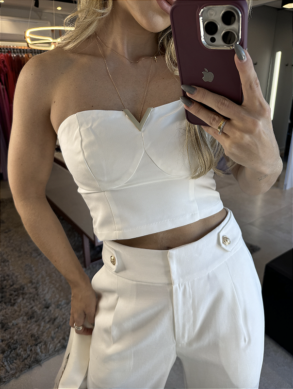 Cropped V Bonna Off - Labonna