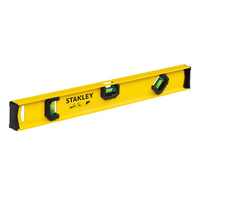 NÍVEL ALUMÍNIO 3 BOLHAS 24 POLEGADAS 60CM - STANLEY - Mercatubos ...
