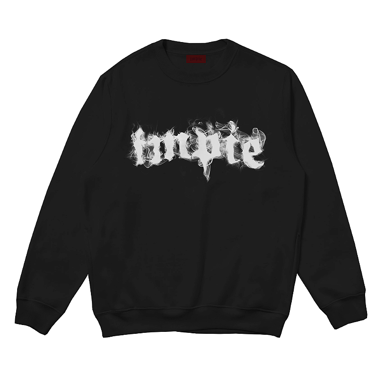 MOLETOM CARECA IMPIE SMOKE PRETO - Impie Clothing - Streetwear Premium ...