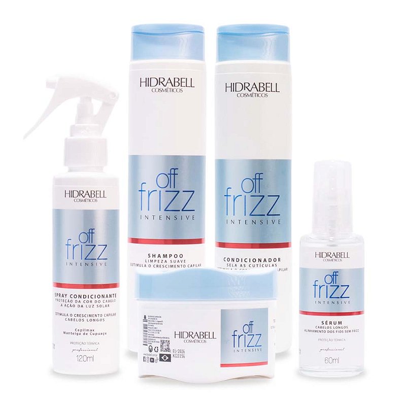 Combo Off Frizz, Hidratação Intensa e Crescimento Acelerado Intensive ...