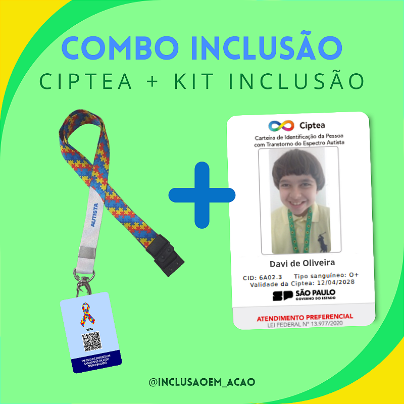 COMBO - CIPTEA + KIT INCLUSÃO - INCLUSÃO E AÇÃO
