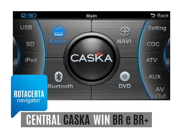 Atualização Gps Central Caska IWIN BR e BR + Navegador iGo 2026 ...