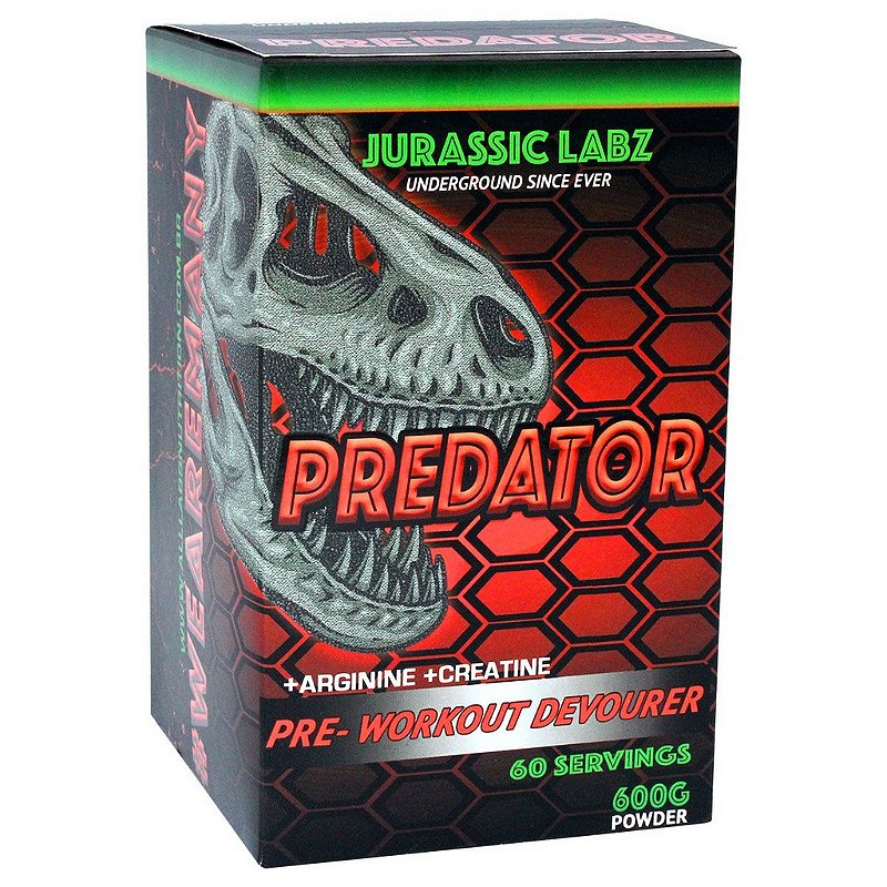 Predator ( 600G Pré Treino) Jurassic Labz - Go.Shape Suplementos e ...