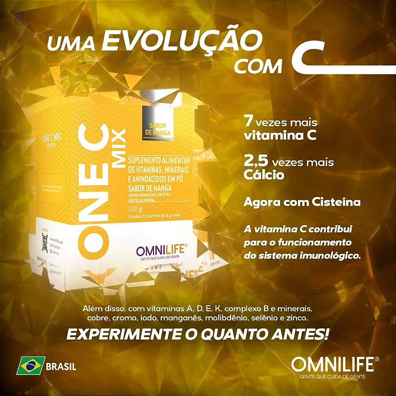 ONECMIX, CX COM 30 SACHÊS 150G - Omnilife Saúde - Distribuidor Independente