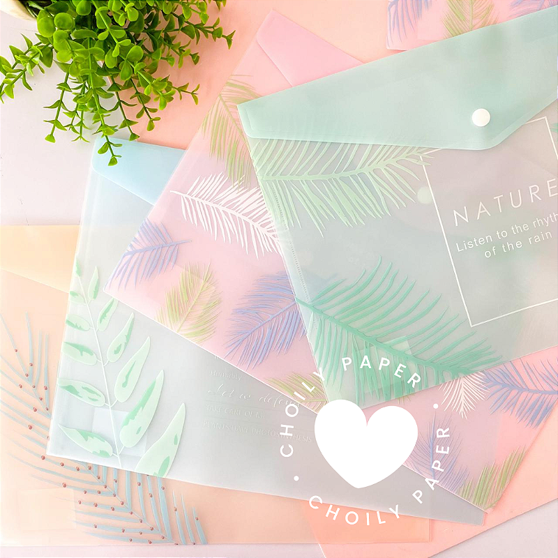 Pasta Envelope com Botão A4 - Nature - Choily Paper - Papelaria Fofa