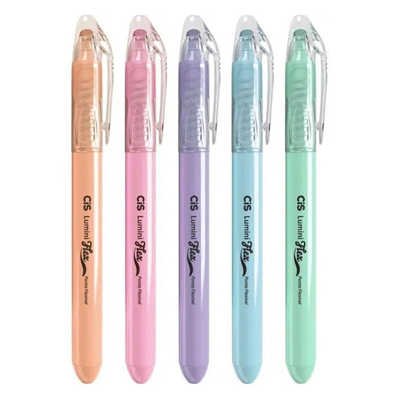 Marca Texto Flexível Lumini Flex Pastel - Cis - Choily Paper ...