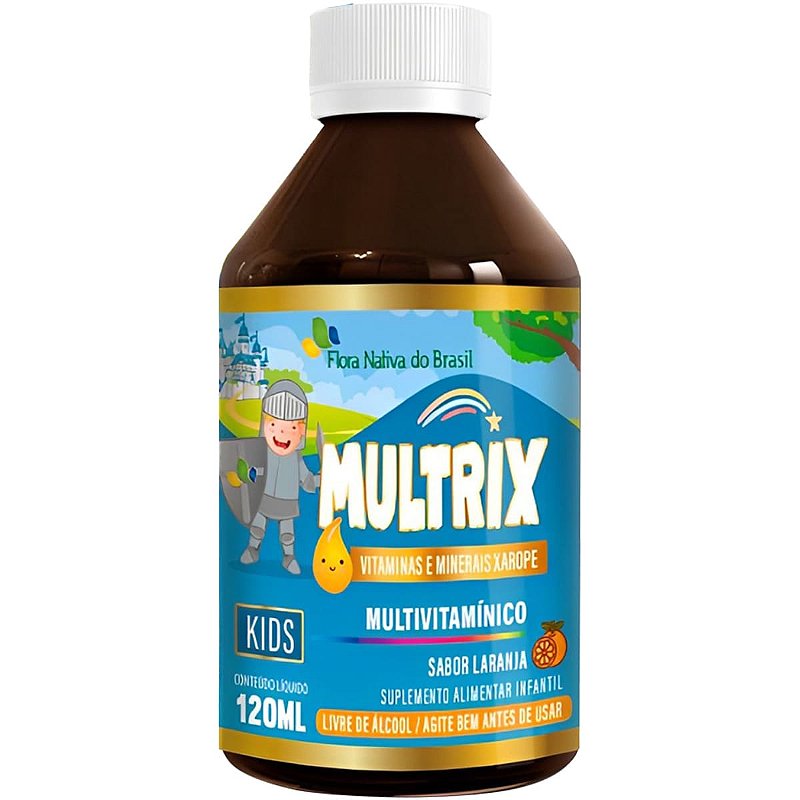 Multrix Kids Laranja 120ml - Suplemento Flora Nativa | W3LIFE - W3 Life ...