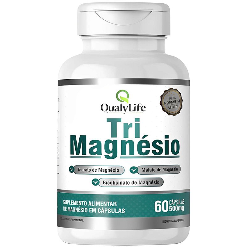 Tri Magnésio 60 Cápsulas - Qualylife | Suplemento de Magnésio | W3LIFE - W3 Life - Loja Online ...